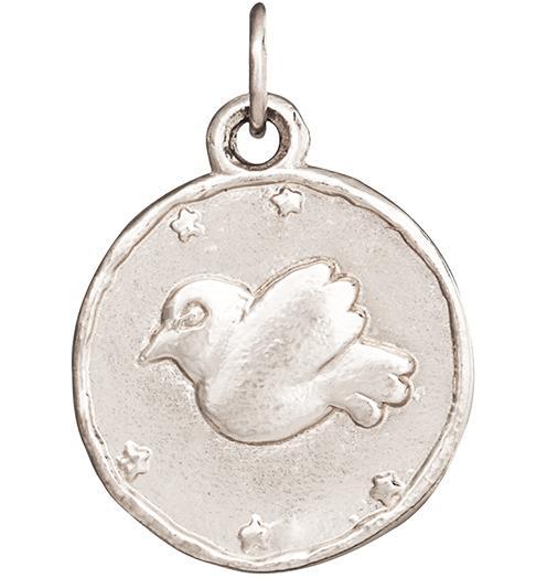 Dove Coin Charm For Necklaces and Bracelets – Helen Ficalora