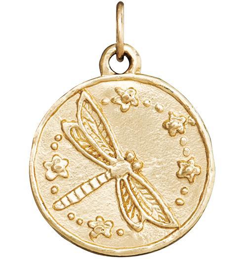 Dragonfly Coin Charm For Necklaces and Bracelets – Helen Ficalora
