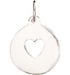 Heart Cutout Charm For Necklaces and Bracelets – Helen Ficalora