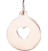 Heart Cutout Charm For Necklaces and Bracelets – Helen Ficalora
