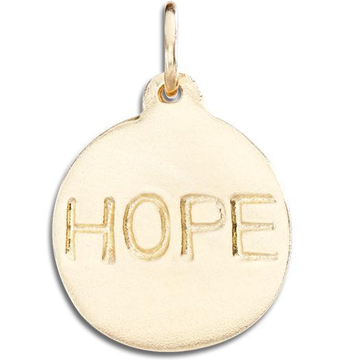 Hope Necklace | Hope Pendant | Hope Charm | Gold Hope Bracelet – Helen ...