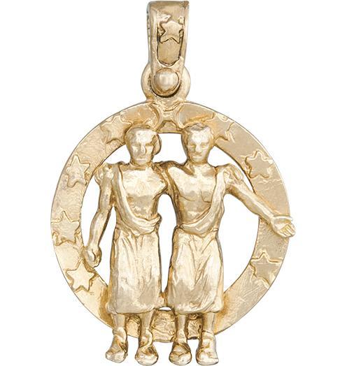 Large Gemini Zodiac Charm For Necklaces and Bracelets – Helen Ficalora