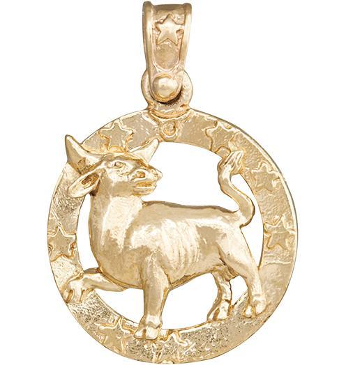 Large Taurus Zodiac Charm – Helen Ficalora