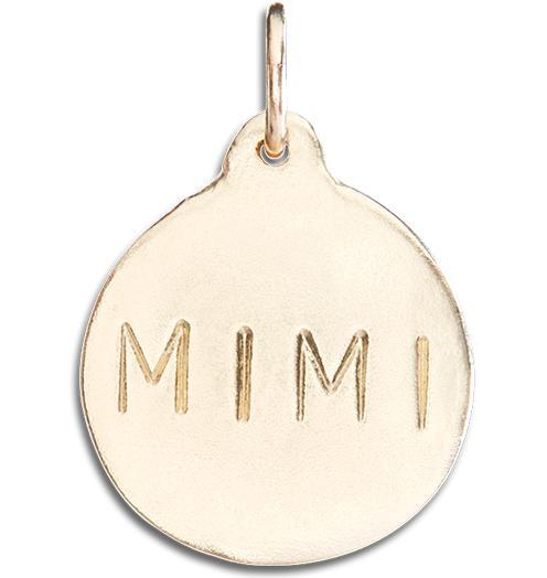 Mimi Necklace | Mimi Pendant | Gold Mimi Charm | Mimi Bracelet – Helen ...