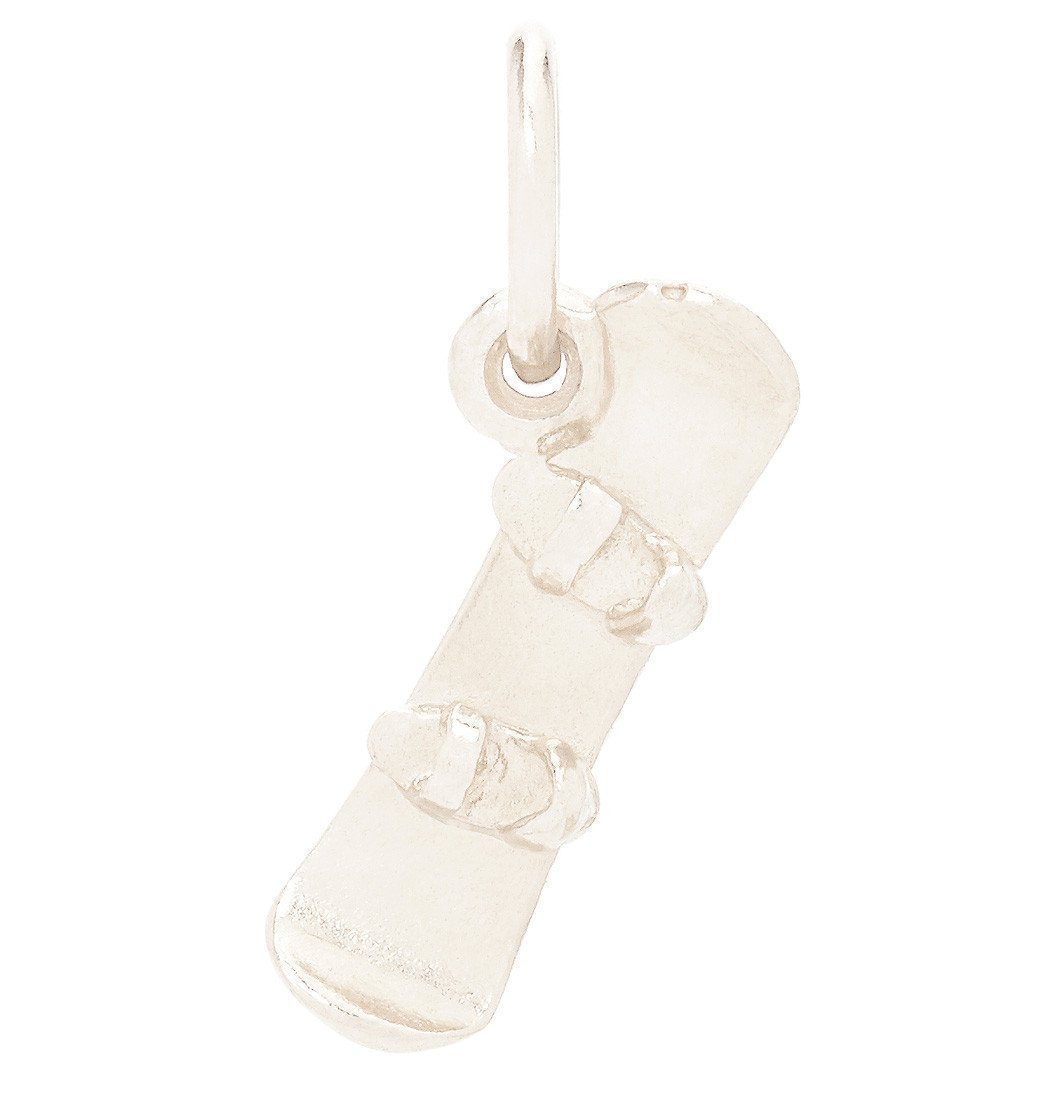 14k Gold Snowboard Charm for Bracelets & Necklaces | Helen Ficalora